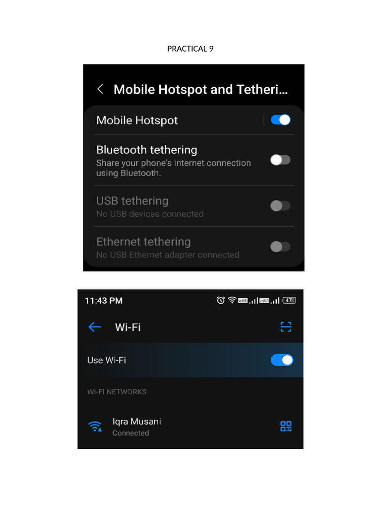 Practical 9 DCN | PDF