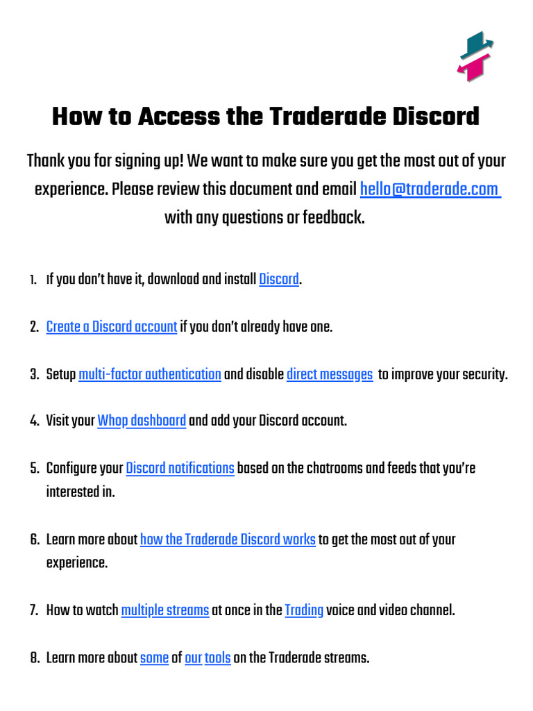 How to access the Discord | PDF