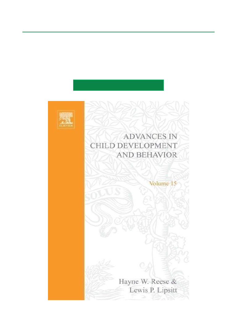 ADV IN CHILD DEVELOPMENT &BEHAVIOR V15 Full Text | PDF | Schema ...