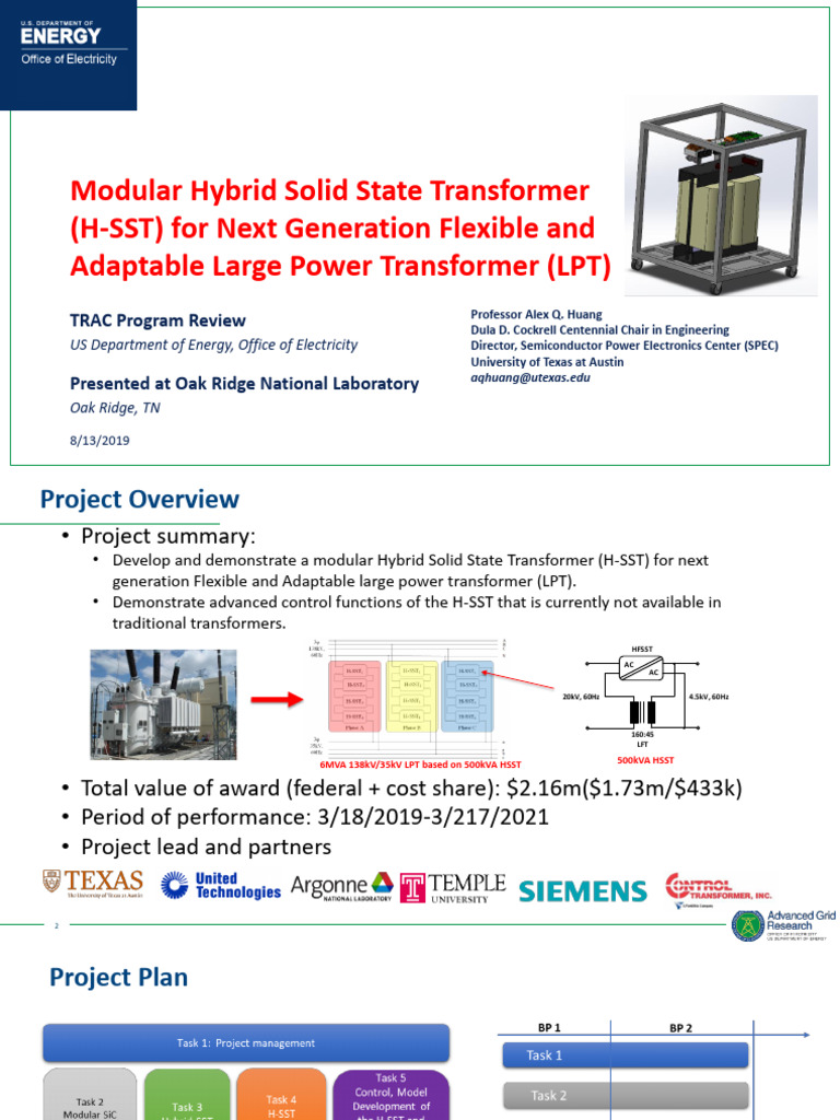 8 Alex Huang, UT Austin 2019 SST Solid State Transformers | PDF | Power ...