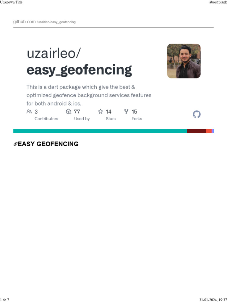 Easy Geofencing Is A Flutter Geofencing Package For Flutter Application (Android & Ios) | PDF ...