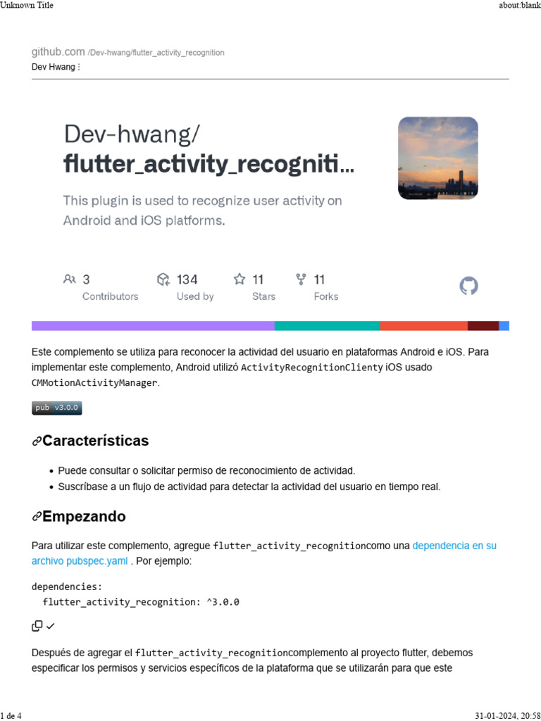 Flutter Activity Recognition | PDF | Informática | Software