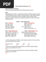 Chemical Reactions Lab Answer Key | PDF | Chemical Reactions | Oxide