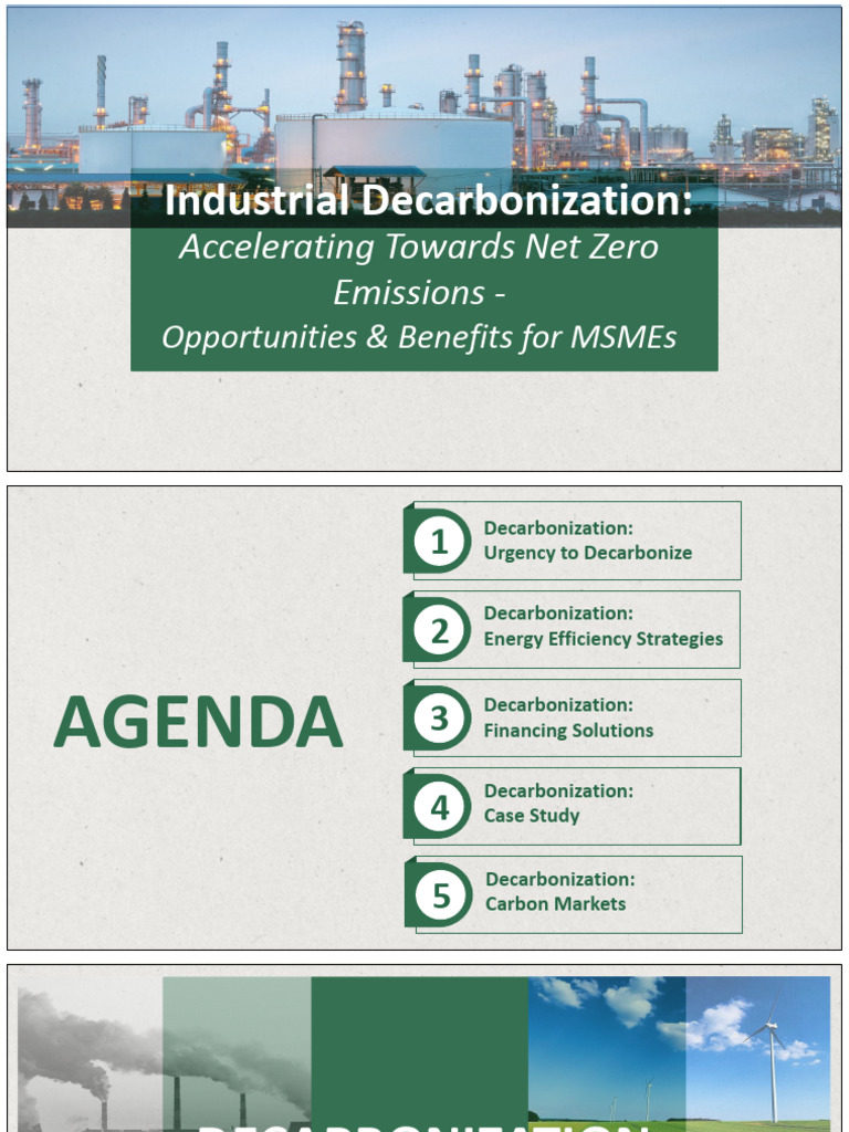 Decarbonization Webinar | PDF | Climate Change Mitigation | Clean Development Mechanism