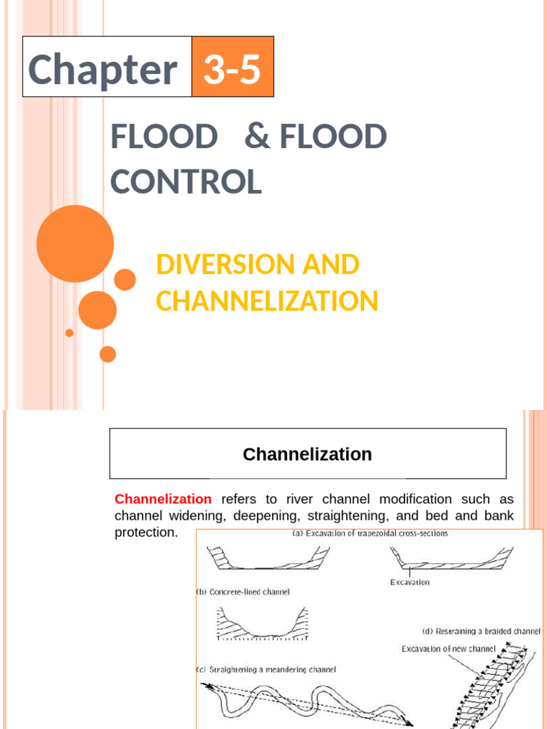 Flood Control: Diversion Channel Design | PDF | Flood | River