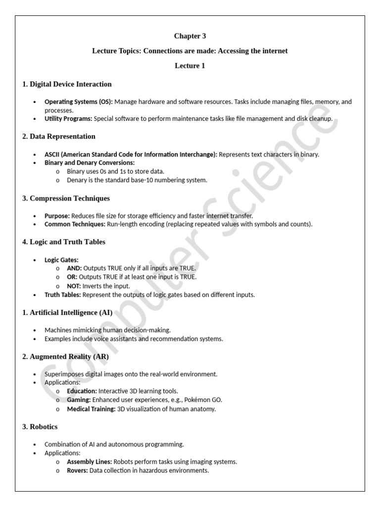 Grade 8 Ch-3 Lec-1 | PDF
