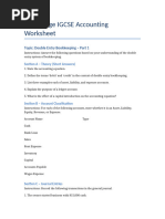Financial Accounting Workbook | PDF | Debits And Credits | Expense