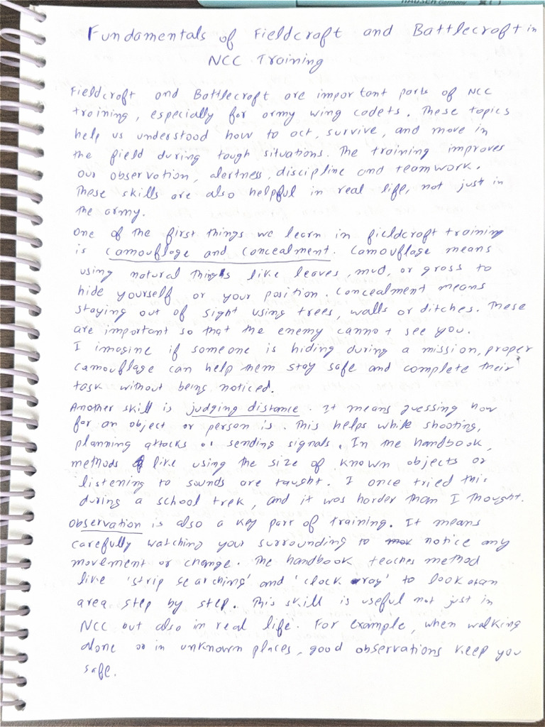 NCC Assignment | PDF