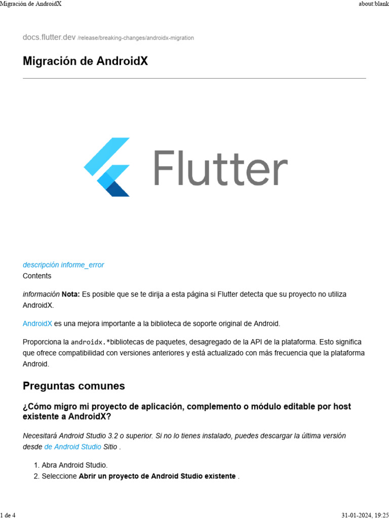 Migración de AndroidX | PDF | Android (sistema operativo) | Biblioteca (informática)