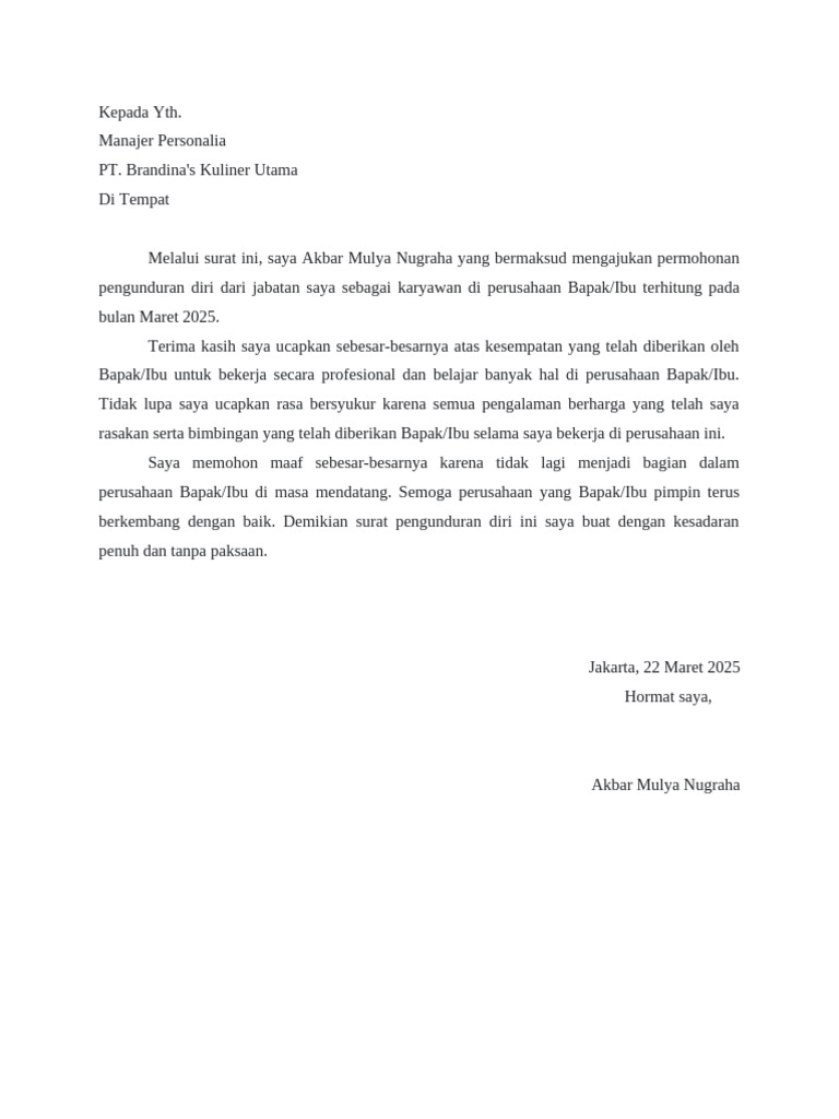 Surat Akbar RSN | PDF