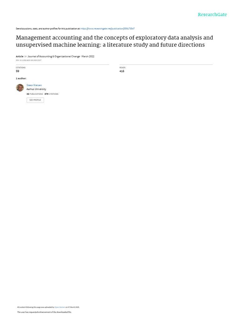 Nielsen MAogdeteksplorativeog MLFinal 2022 | PDF | Machine Learning | Cluster Analysis