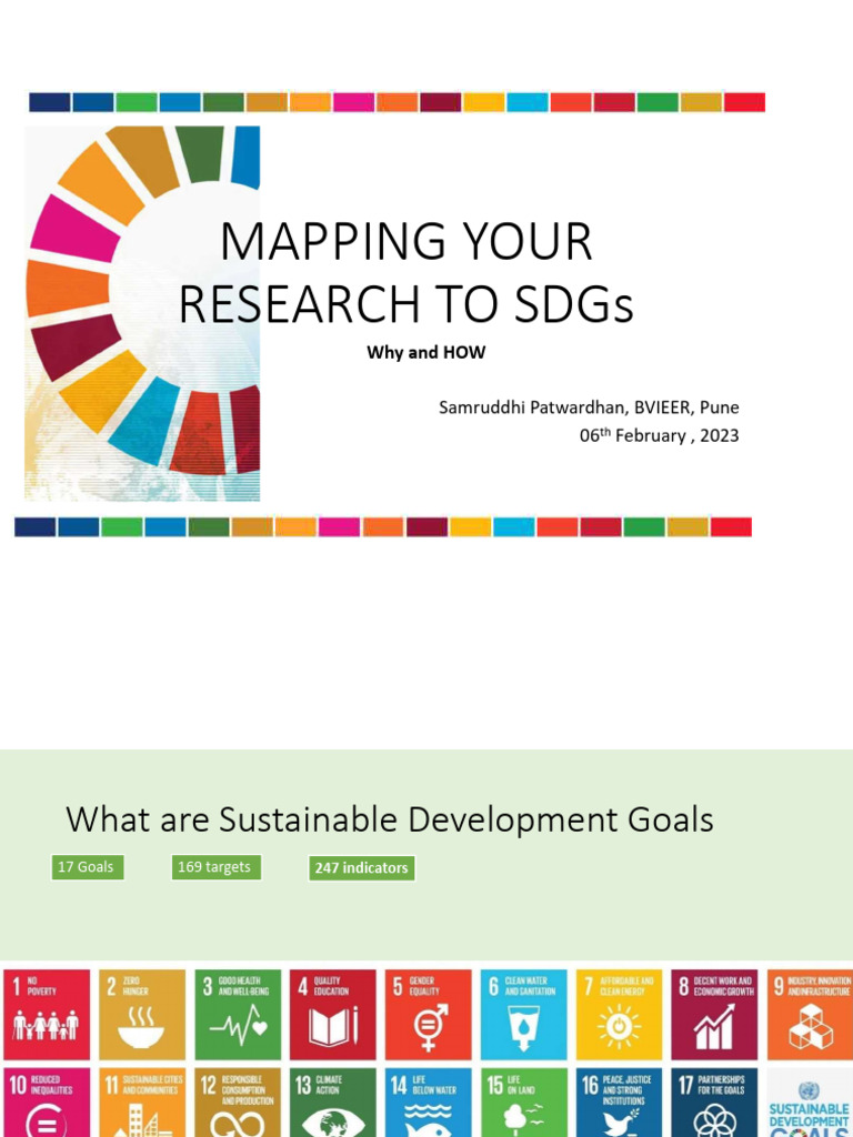 Mapping Research to SDGs Guide | PDF