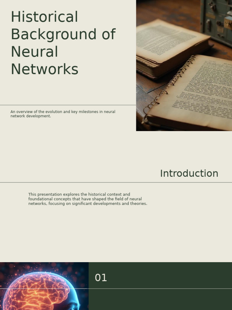Historical Background of Neural Networks | PDF | Deep Learning | Statistical Classification
