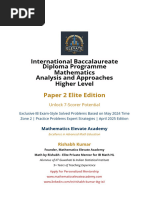 IB Math AA HL Paper 1 Set A 2024 | PDF | Mathematical Relations ...