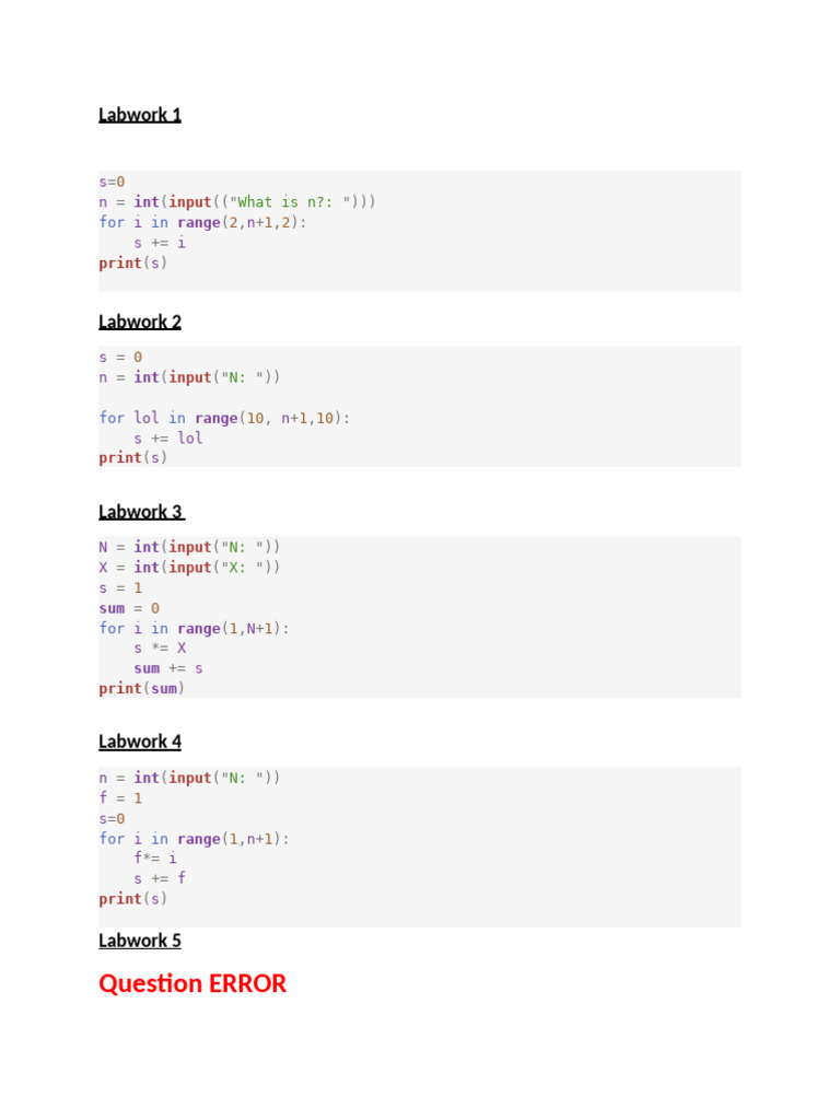 Labwork Homework - Thu Htet San | PDF