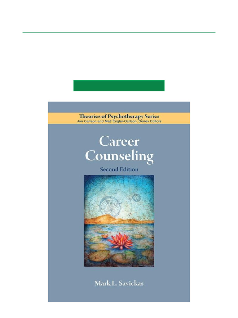 Career Counseling: Second Edition Overview | PDF | Psychotherapy ...