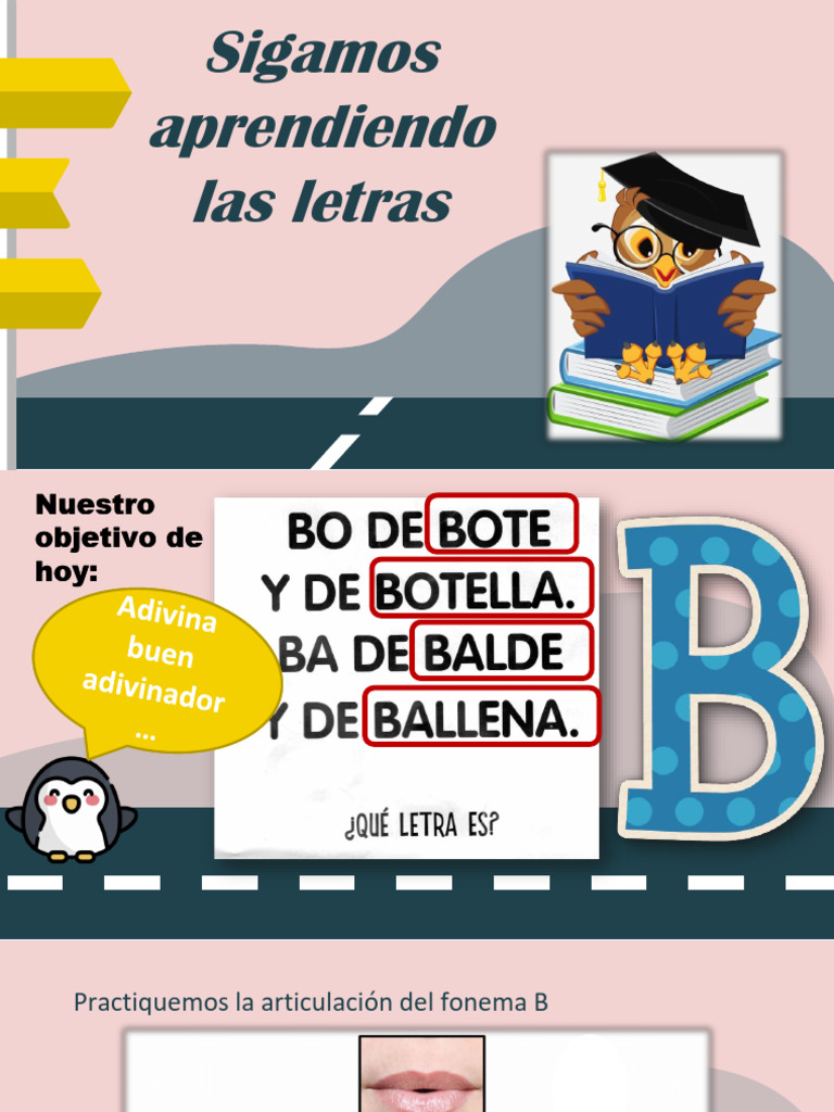 Actividades de la letra B para primer grado | PDF
