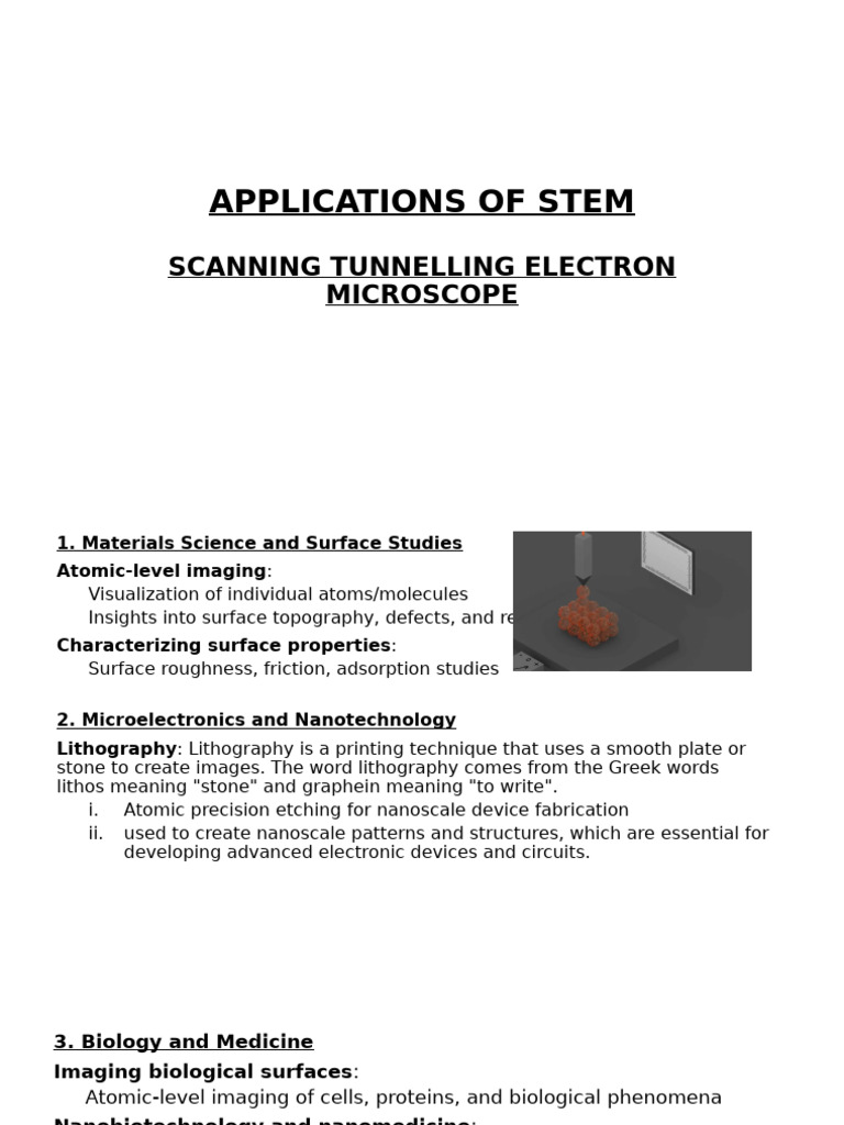 Applications of Stem | PDF