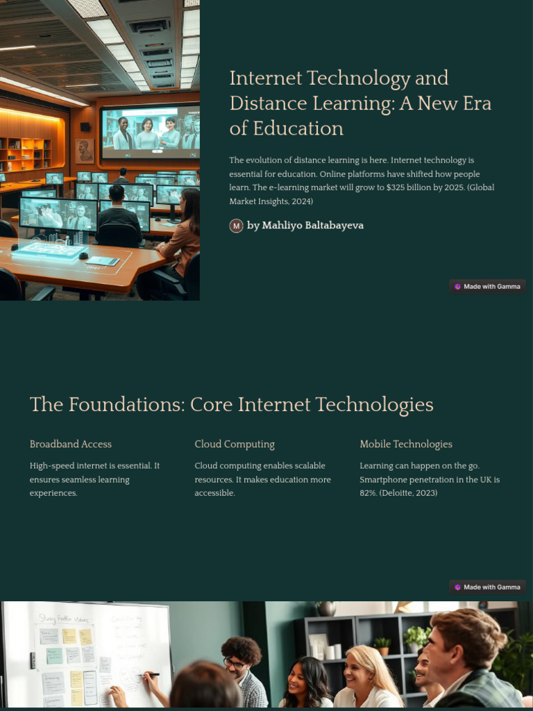 Internet Technology and Distant Learning | PDF | Educational Technology ...