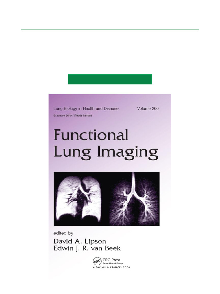 Functional Lung Imaging 1st Edition Full Text | PDF | Respiratory ...