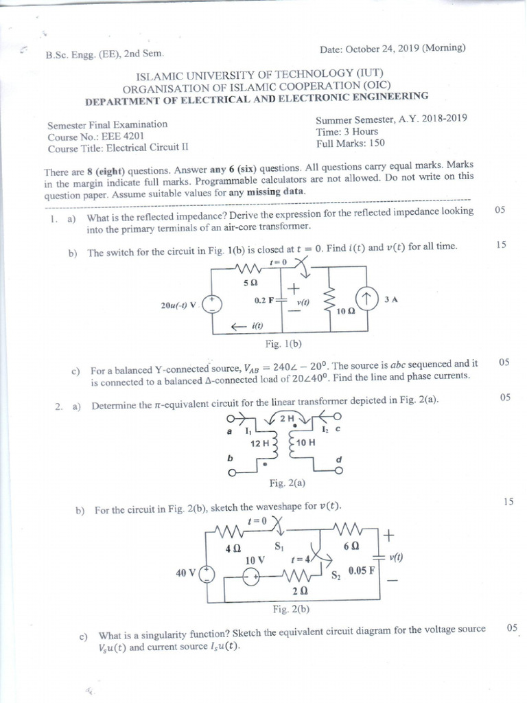 EEE_Summer_2018-2019 | PDF