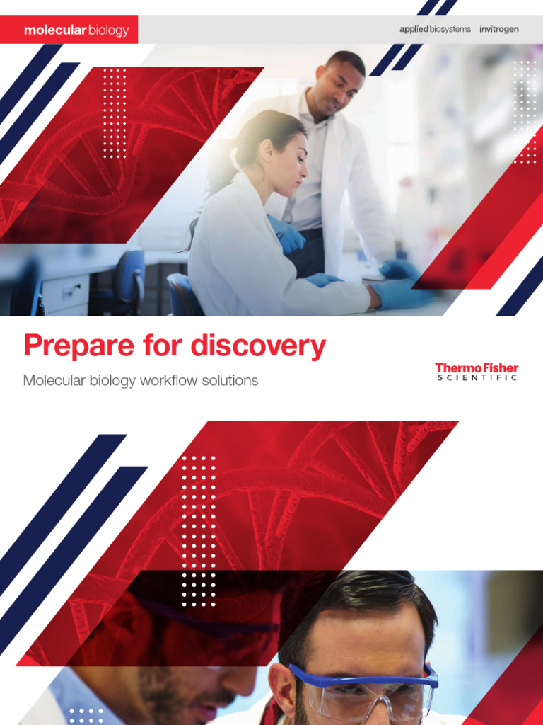 Molecular Biology Workflow Solutions Brochure | PDF | Polymerase Chain Reaction | Molecular Cloning