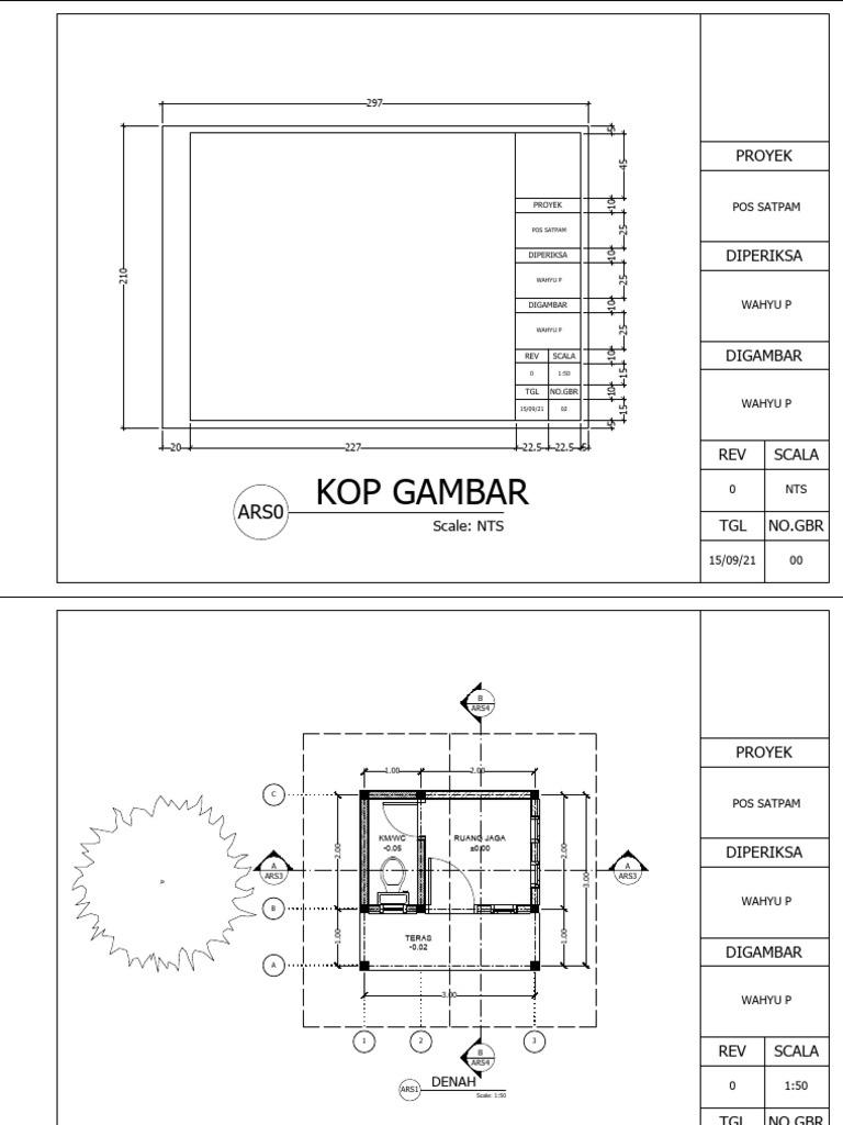 Pos Satpam Bestek | PDF