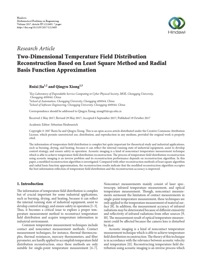 Jia和Xiong - 2017 - Two-Dimensional Temperature Field Distribution Reconstruction Based on Least ...