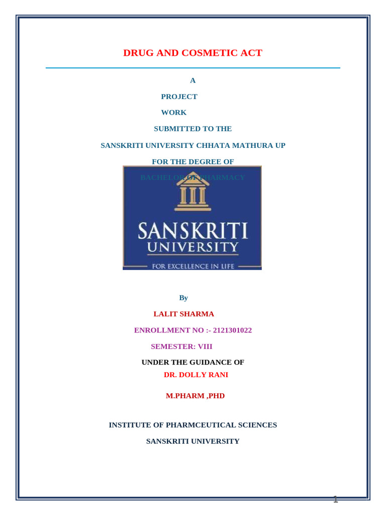 Lalit Project Format | PDF