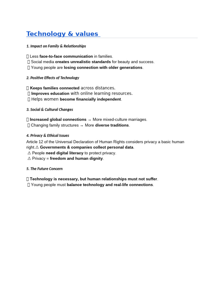 Technology (Article Summary) | PDF