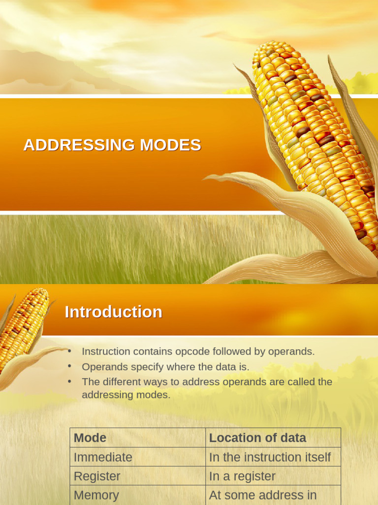 Al - Addressing Modes | PDF