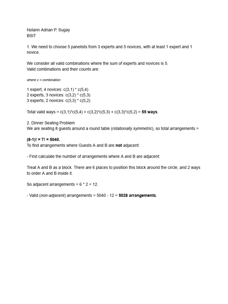 Act Quiz 3-20-25 Sugay | PDF