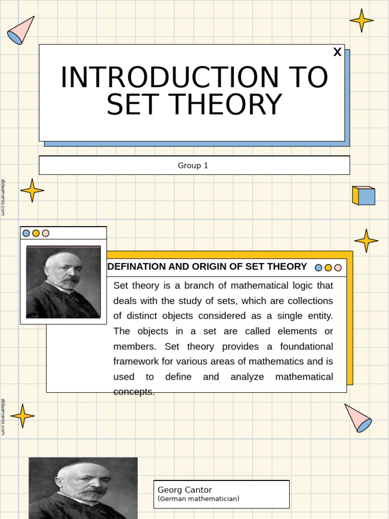 Introduction to Set Theory Basics | PDF | Set (Mathematics) | Infinity