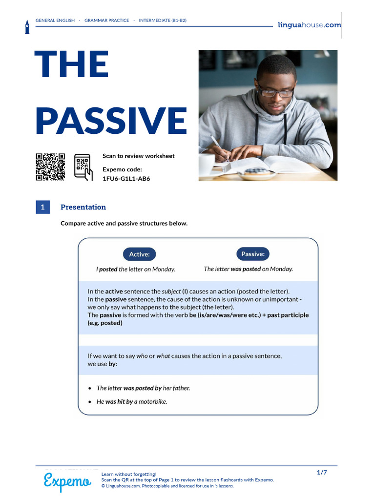 The Passive British English Teacher B1 B2 | PDF