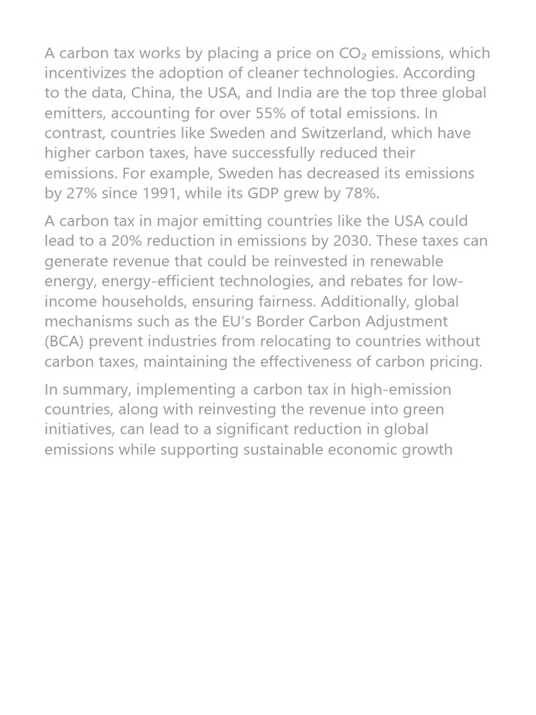 Co2 Tax | PDF