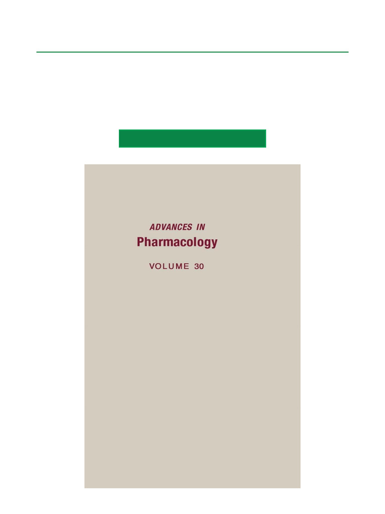Advances in Pharmacology High-Resolution PDF Download | PDF | Nmda ...