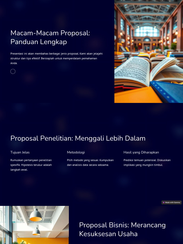 Jenis-Jenis Proposal yang Efektif | PDF