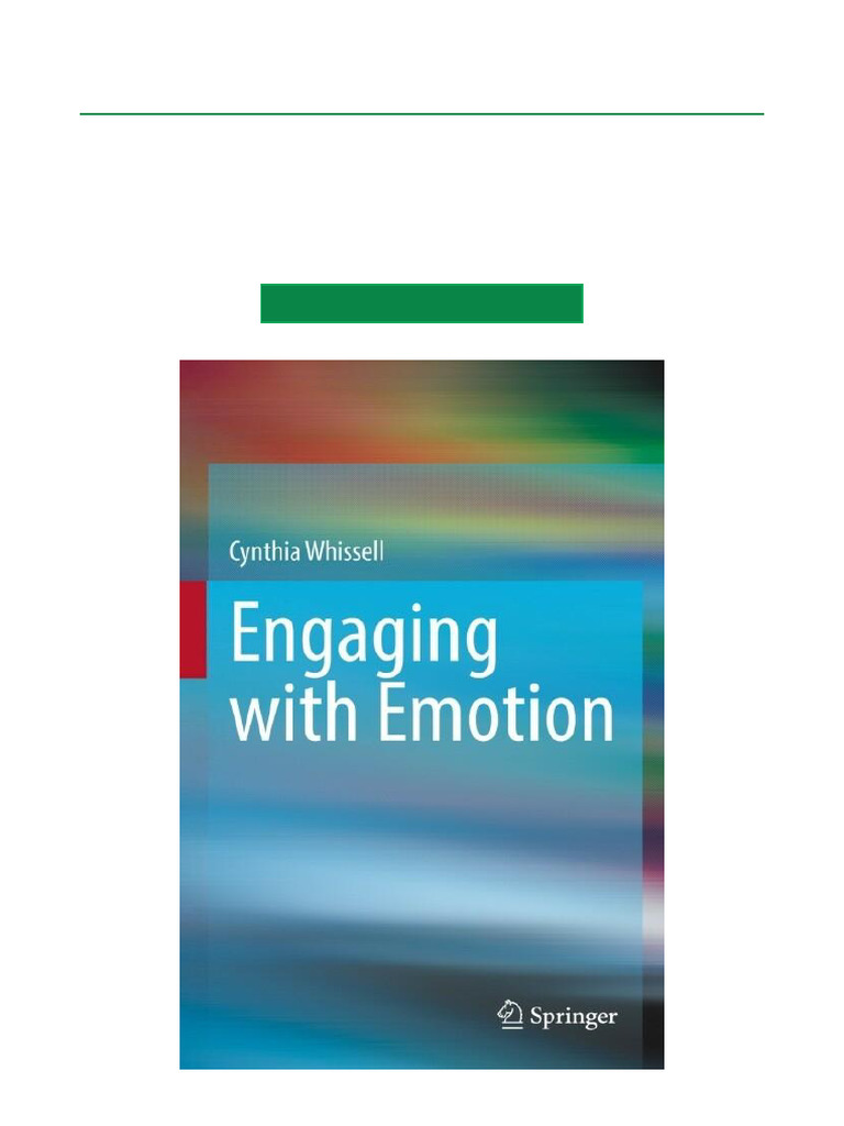 Engaging with Emotion Optimized PDF Download | PDF | Psychotherapy | Neuron