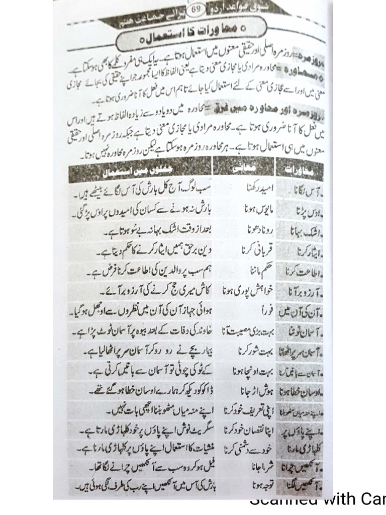 Urdu Mahawray Shoq Quwaed e Urdu | PDF