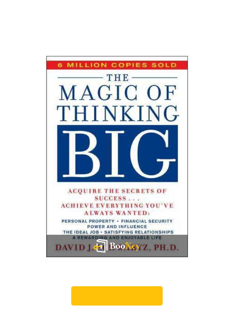 A Mágica de Pensar Grande | PDF | Pensamento