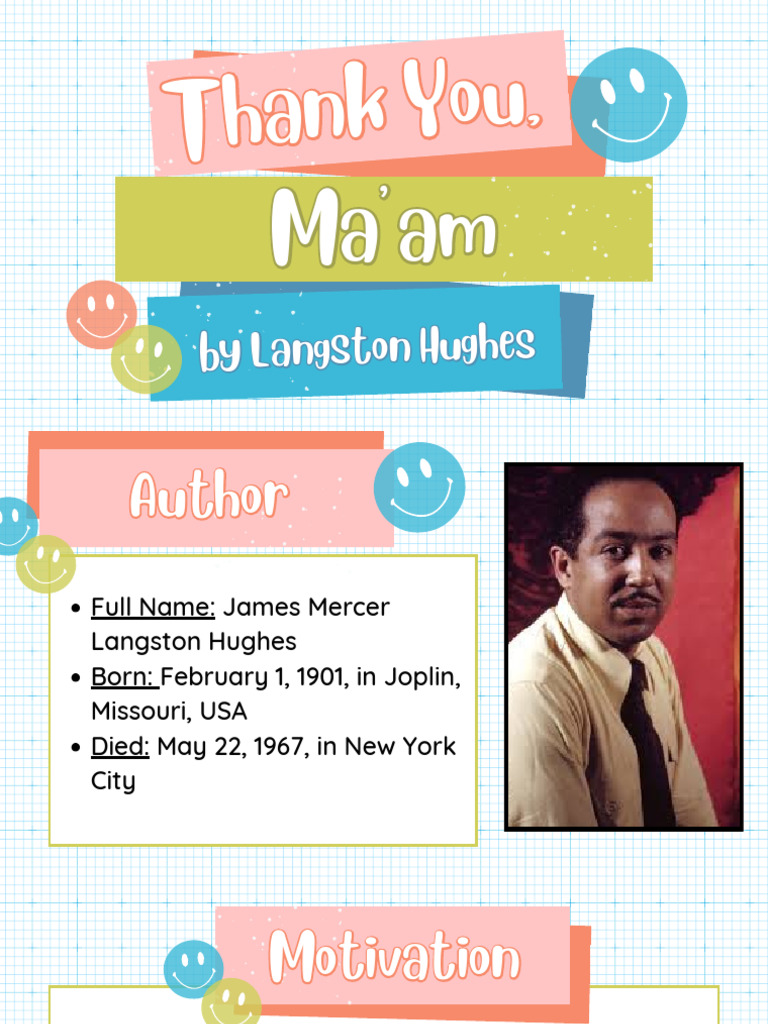 Summary of "Thank You, Ma'am" | PDF