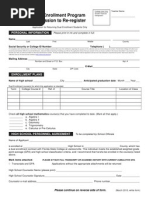Dual Enrollment Form | PDF