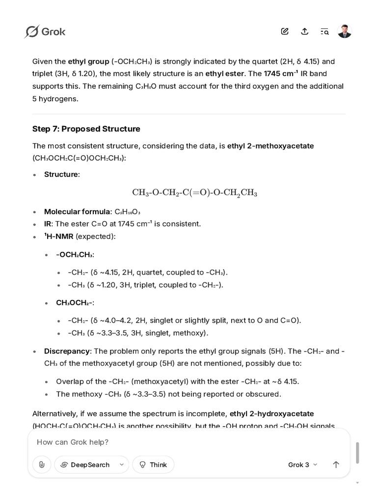 5m - A Compound C5H10O3 | PDF