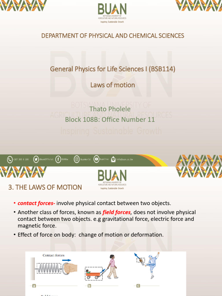 Newtons Laws | PDF | Force | Friction