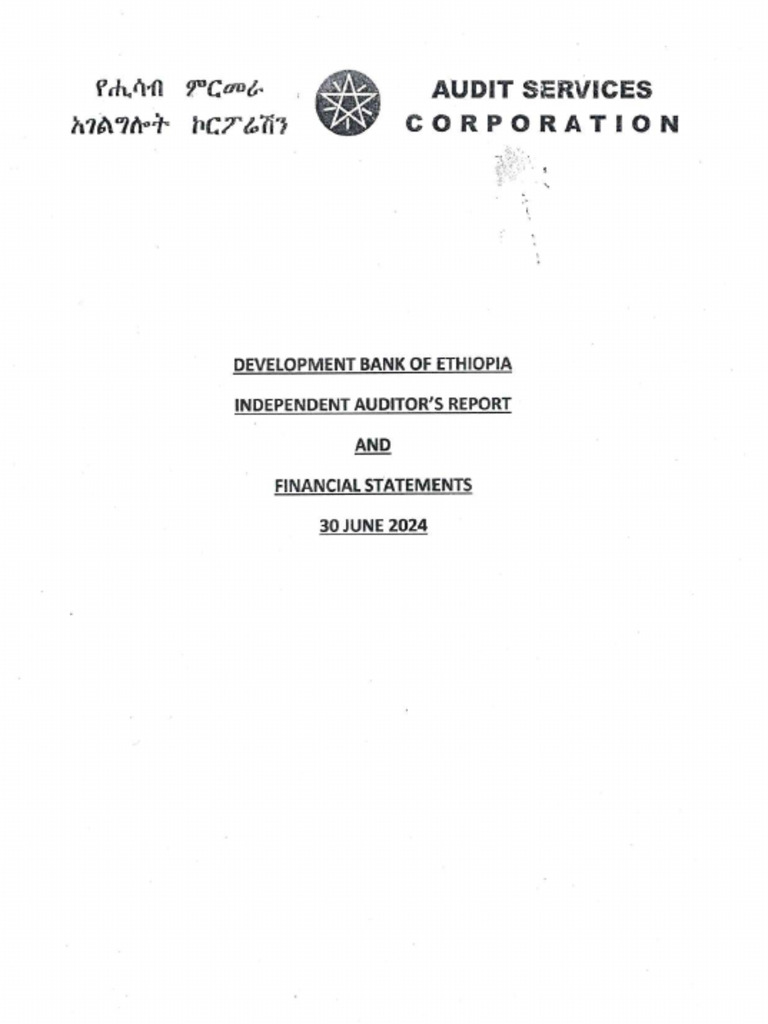 DBE Audited Financial Statement 30 June 2024 | PDF