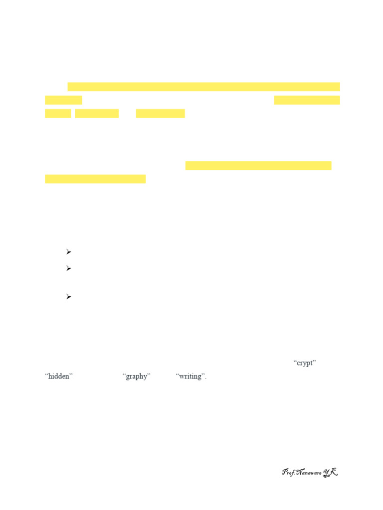 Unit 2-Cryptography Concepts | PDF | Cryptography | Cipher