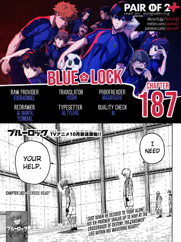 [ME] Blue Lock [187] @MangaEstate | PDF