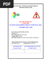 Đáp Án Cu C Thi Atgt 2024 2025 | PDF