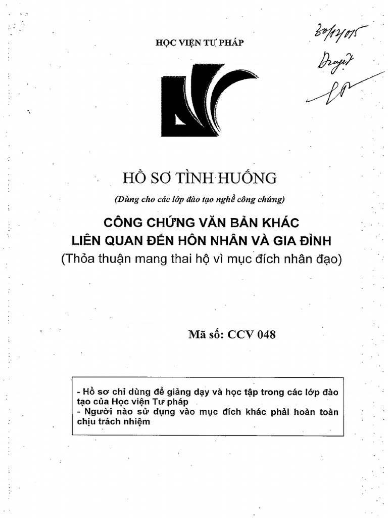 CCV48 Cong Chung Van Ban Khac Lien Quan Den Hon Nhan Gia Dinh | PDF
