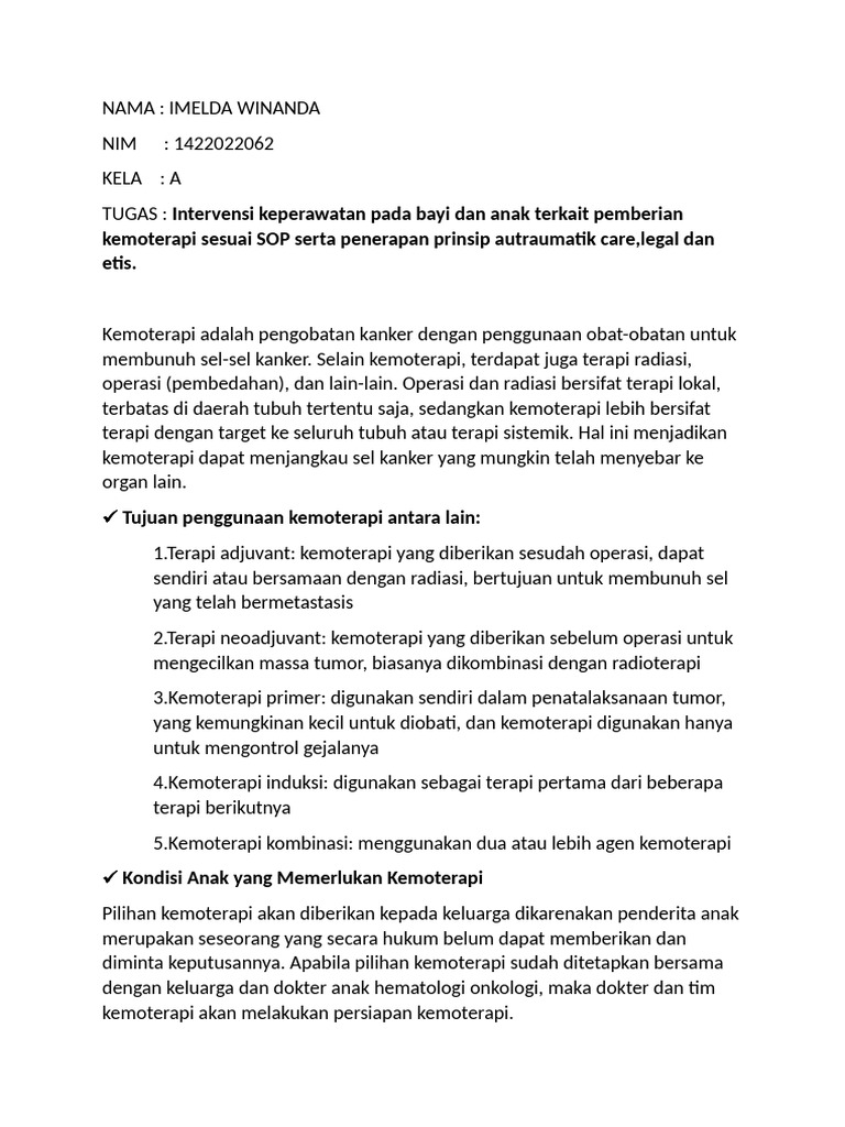 Imelda Winanda 1422022062 Ibu Asma | PDF